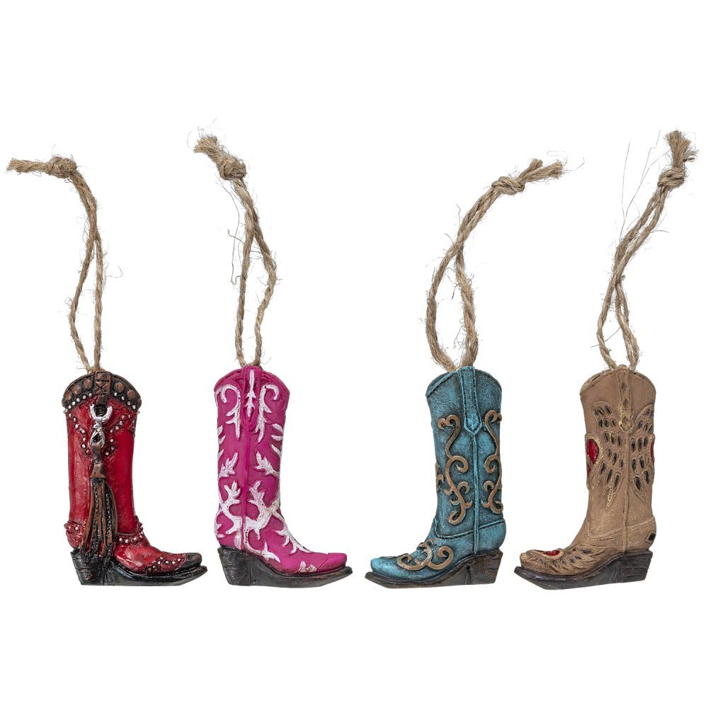 Hanging Cowboy Boot Ornament – 426 West
